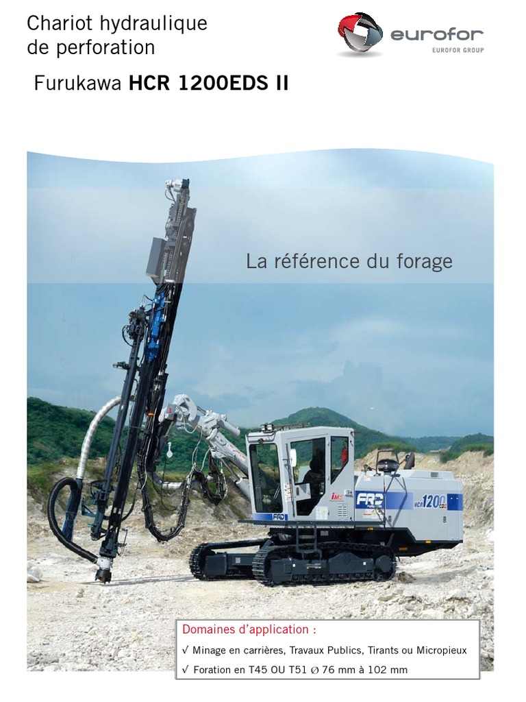 Chariot de forage Furukawa HCR 1200 | PDF