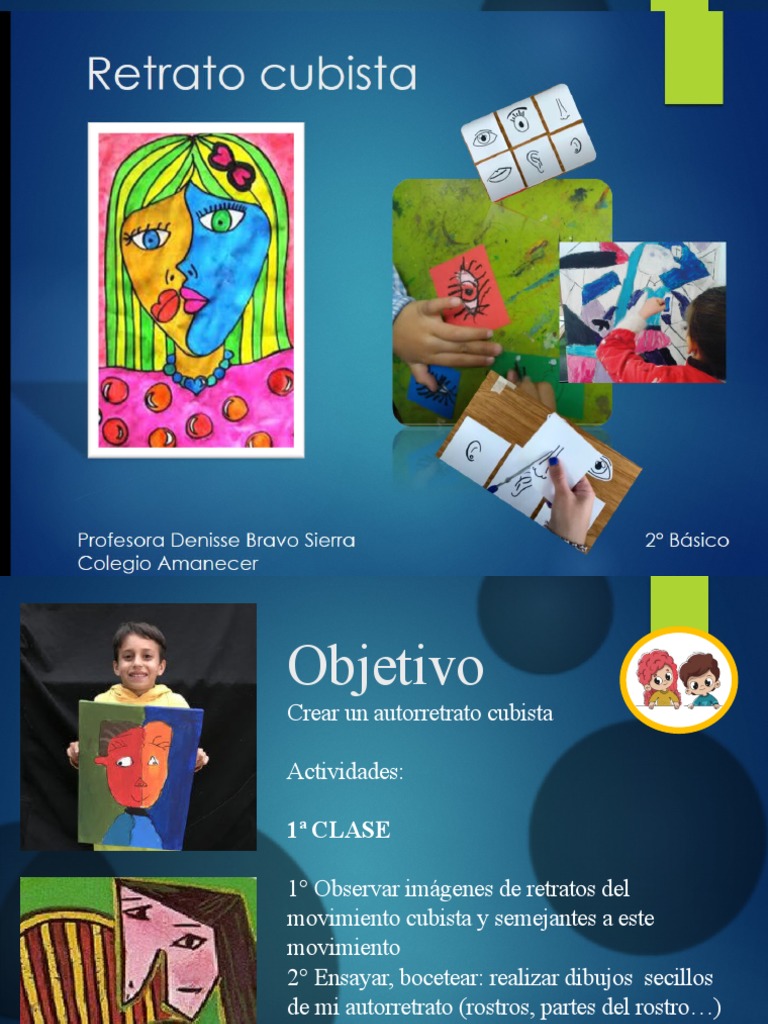 Taller de Autorretrato Cubista para Niños | PDF | Hogar, jardinería y ...