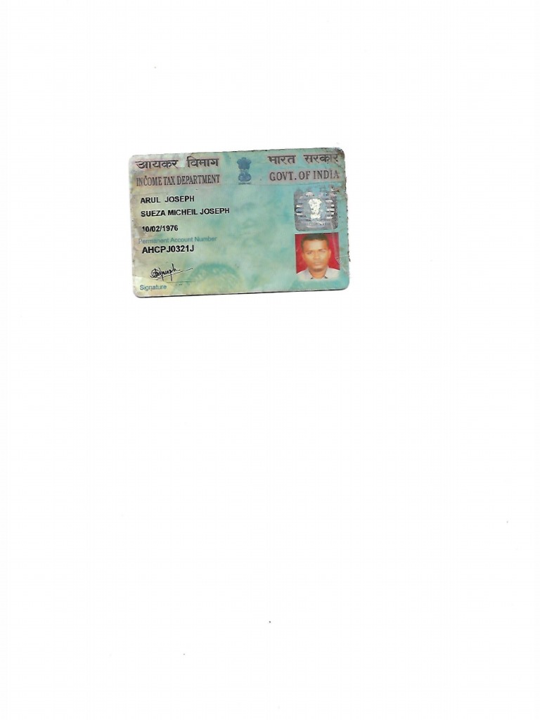 Pan Card | PDF