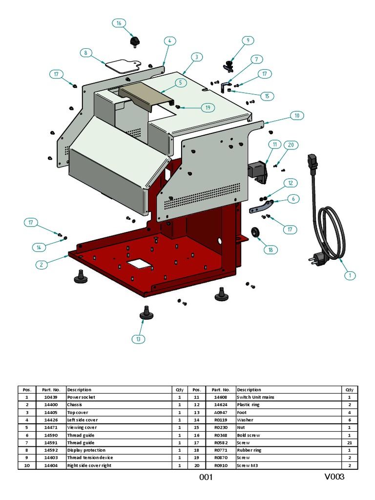Comprehensive Parts List Document | PDF