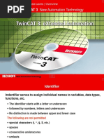TwinCAT 3 Programming Guide | PDF | Data Type | Variable (Computer Science)