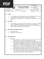 Utility Piping Flushing Procedure | PDF | Pipe (Fluid Conveyance) | Water