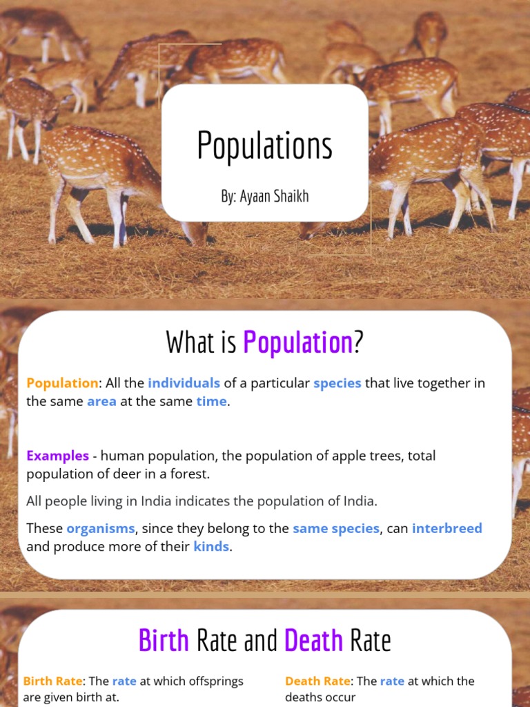 Biology - Population PDF | PDF