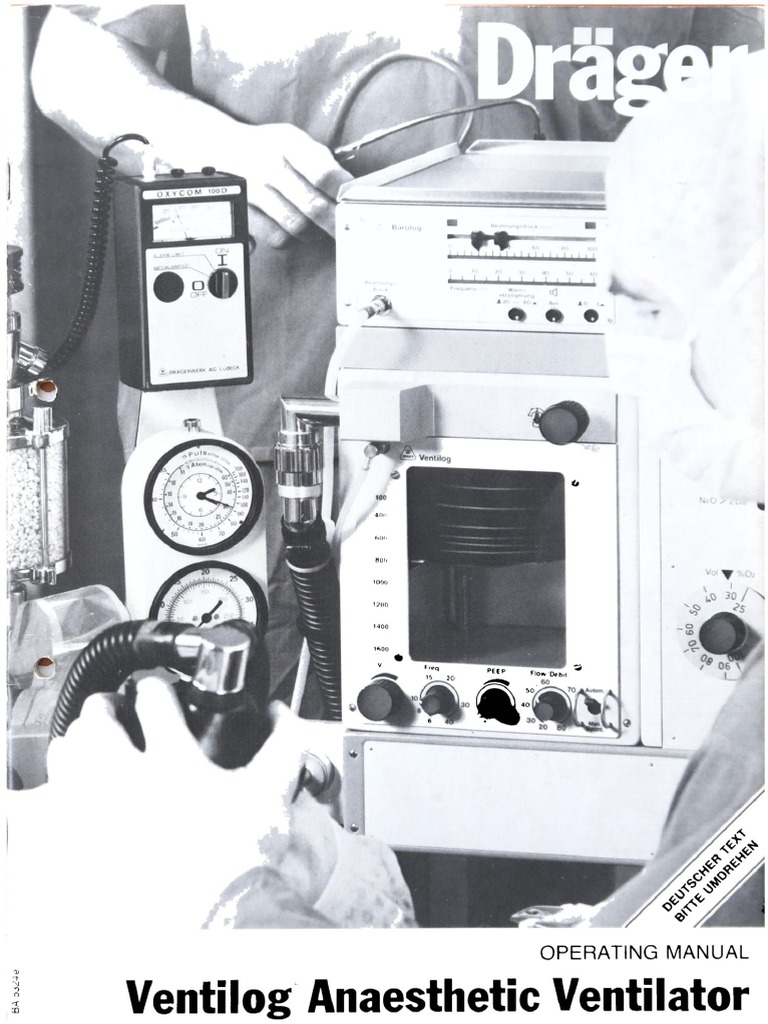 Dräger Ventilog Ventilator - User Manual | PDF