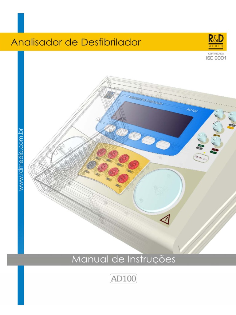 Manual de Instruções - AD100 | PDF | Tempo | Armazenamento de dados de ...