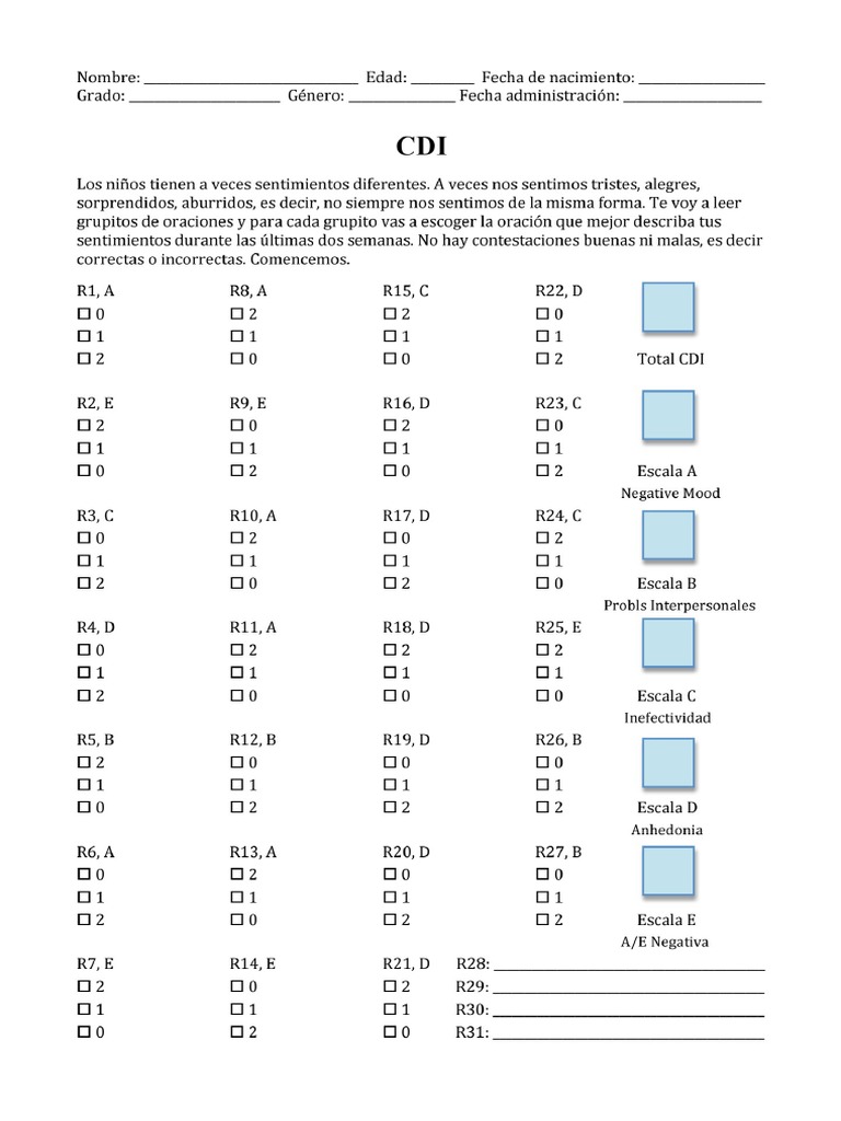 CDI 2 Ninos | PDF