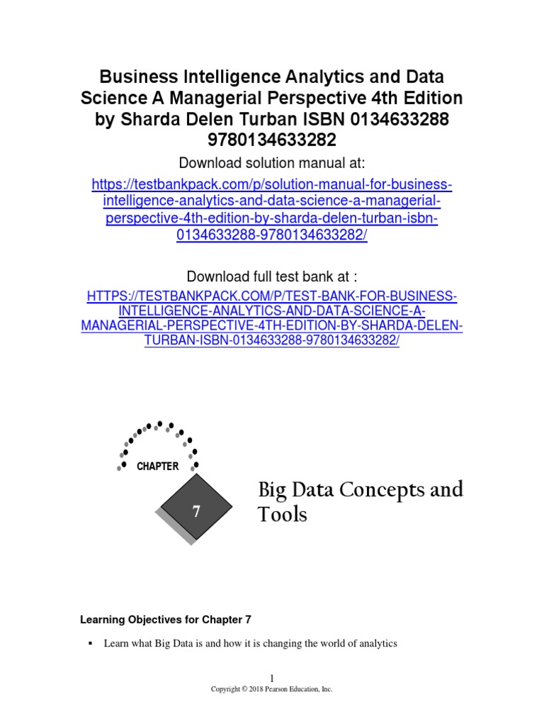 Business Intelligence Analytics and Data Science A Managerial ...