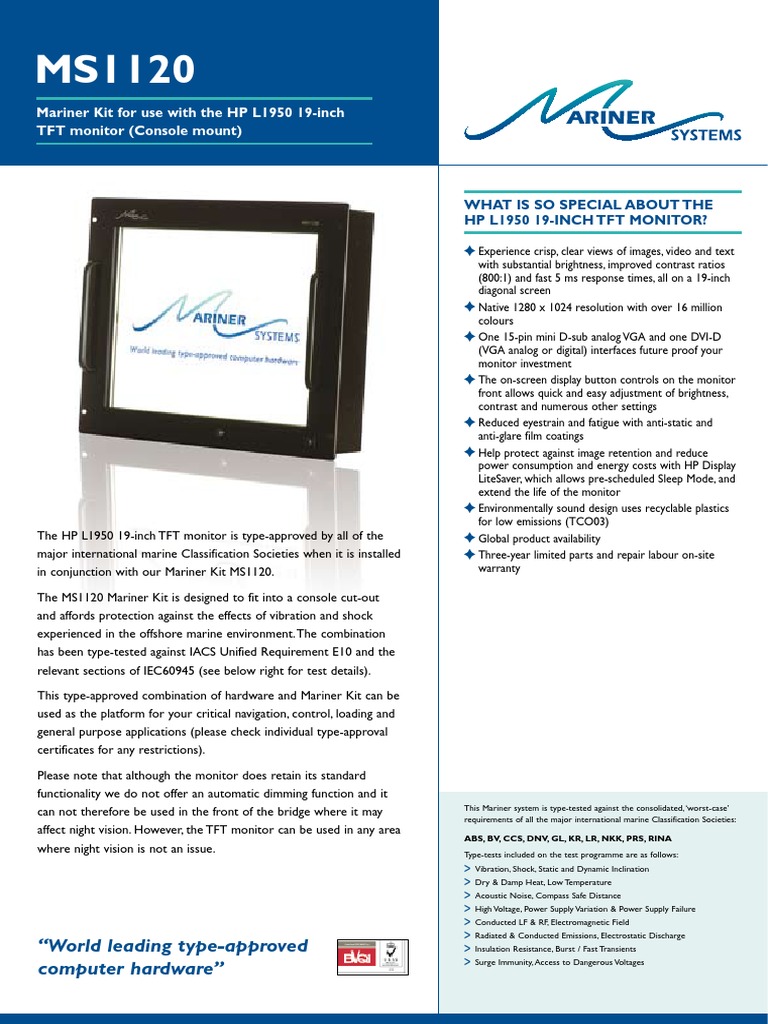 MS1120 Datasheet | PDF