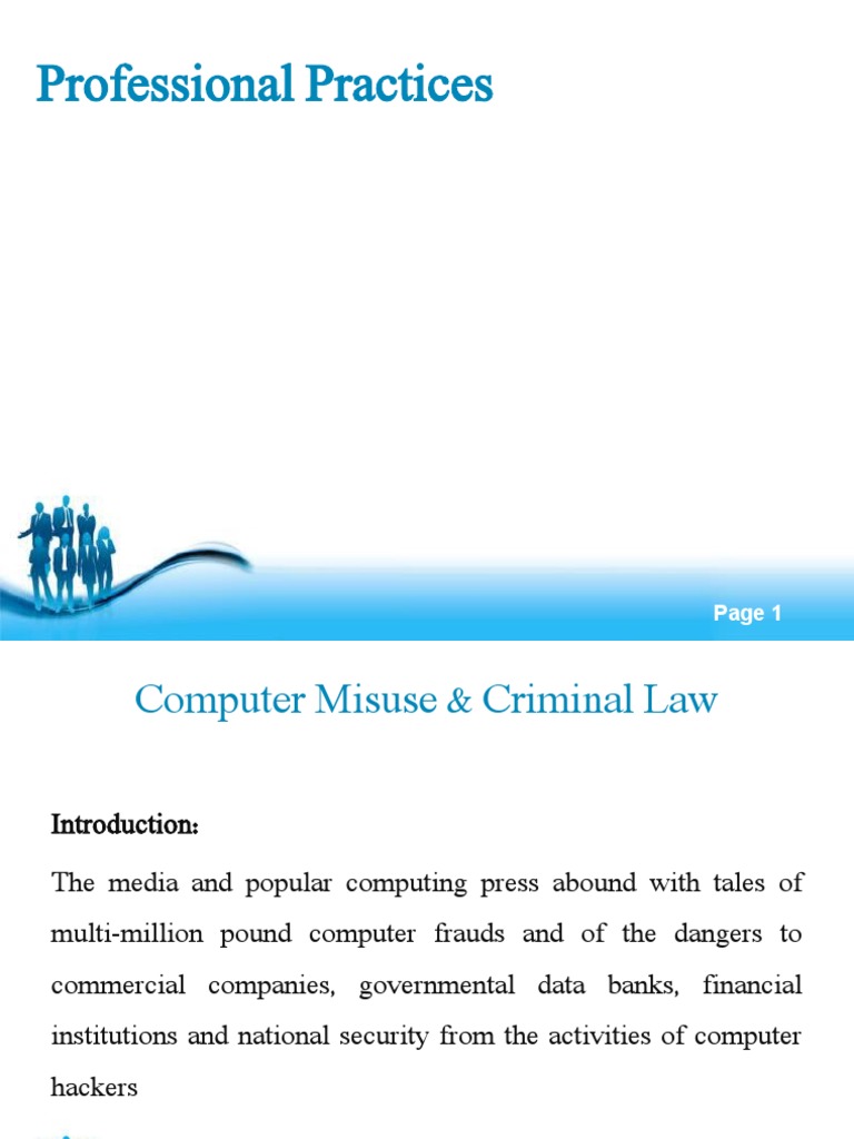 Computer Misuse and Criminal Law | PDF | Fraud | Security Hacker