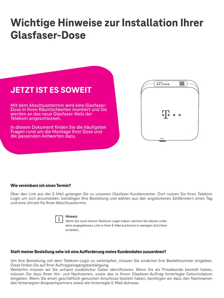 "Hinweise Zum Abschlusstermin | PDF