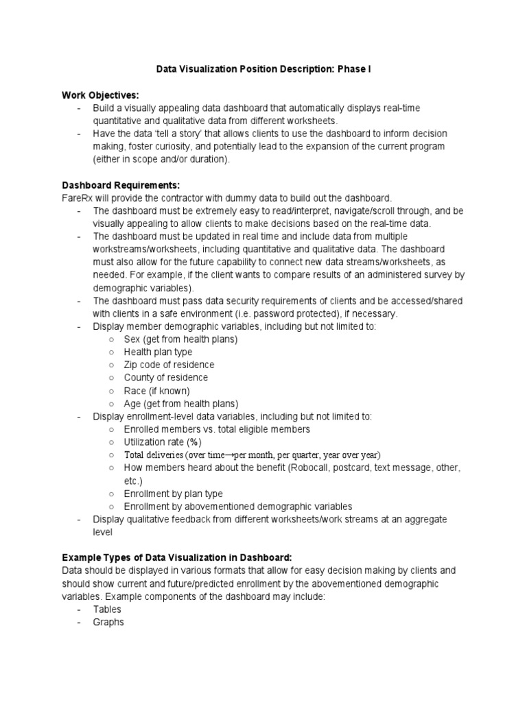 Data Visualization Position Description | PDF | Computing | Information ... Data Visualization Position Description | PDF | Computing | Information ...