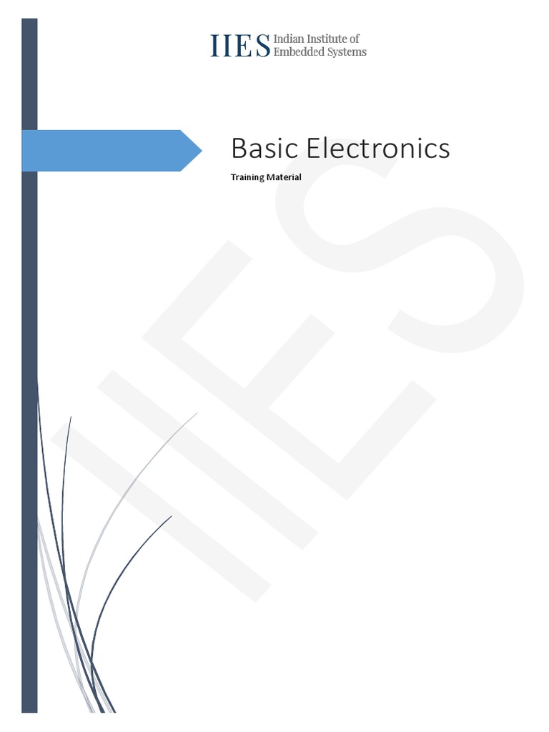 Basic Electronics IIES | PDF | Bipolar Junction Transistor | Rectifier