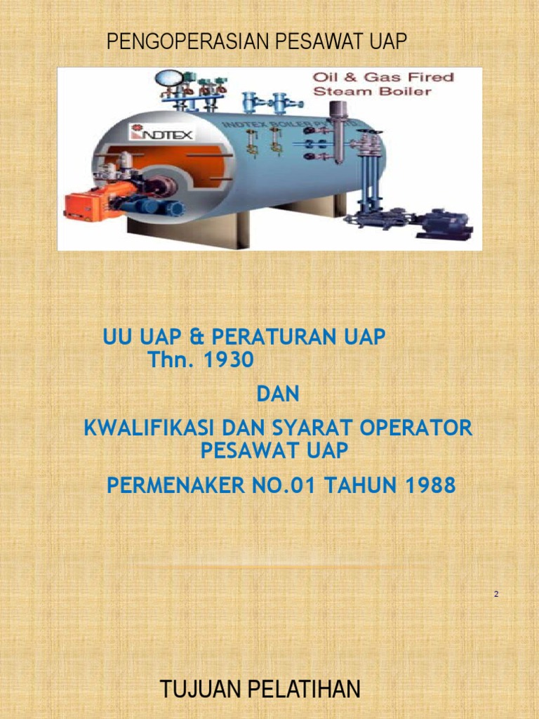 Pengoperasian & Pemeriksaan Dan Pengujian Pesawat Uap | PDF