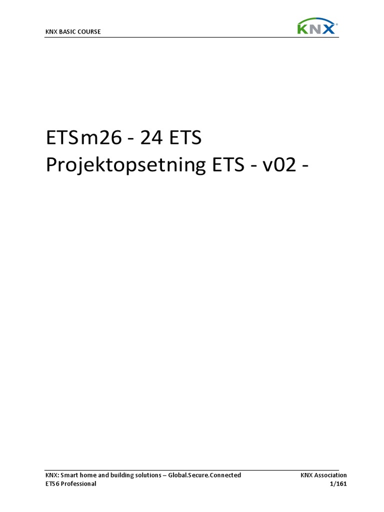 m26 - 24 ETS Projektopsetning ETS - V02 | PDF