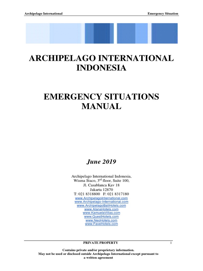 AI Emergency Situations Manual June 2019 | PDF | First Aid | Emergency