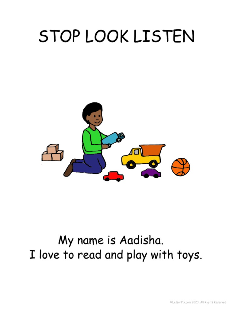 Stop+Look+Listen Material 24033073 | PDF