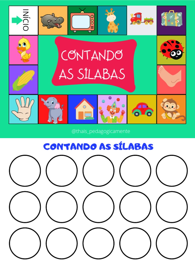 Contando as Sílabas (1) | PDF