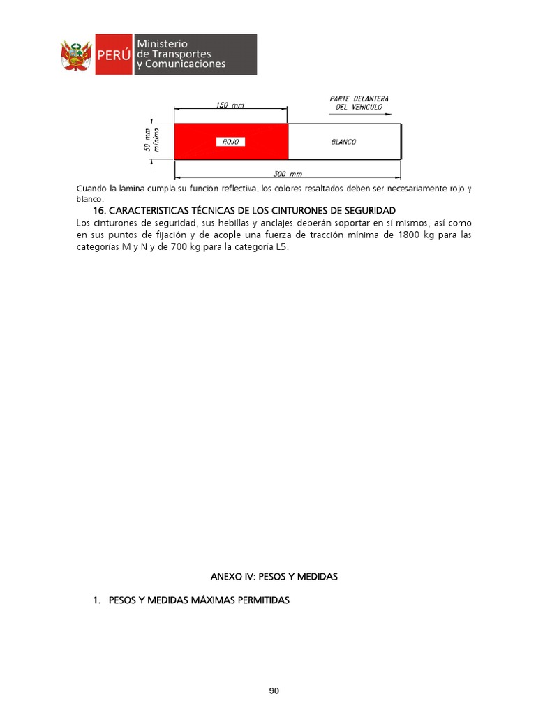 Anexo Iv - Pesos y Medidas | PDF | Eje | Neumático