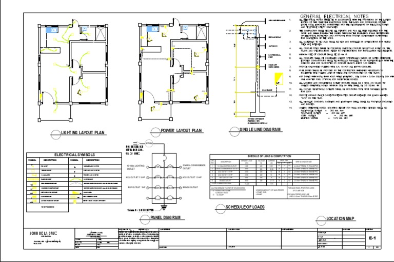 Electrical Layout and Dyanmic Block Copy PAPER 20 X 30 | PDF