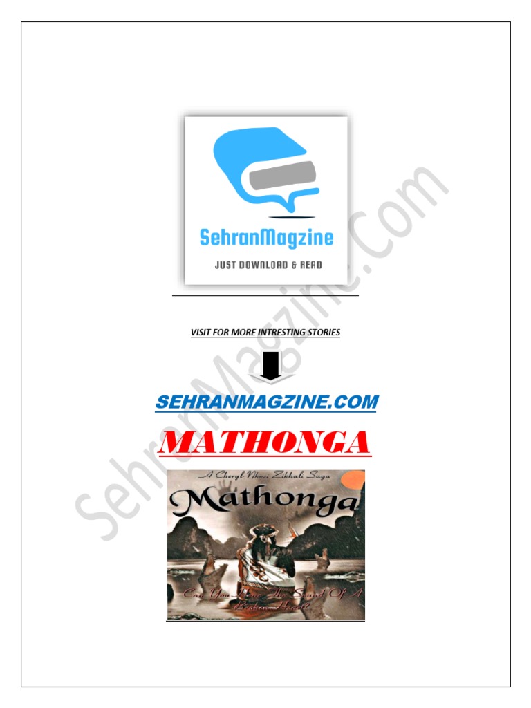 MATHONGA by Cheryl Zikhali | PDF