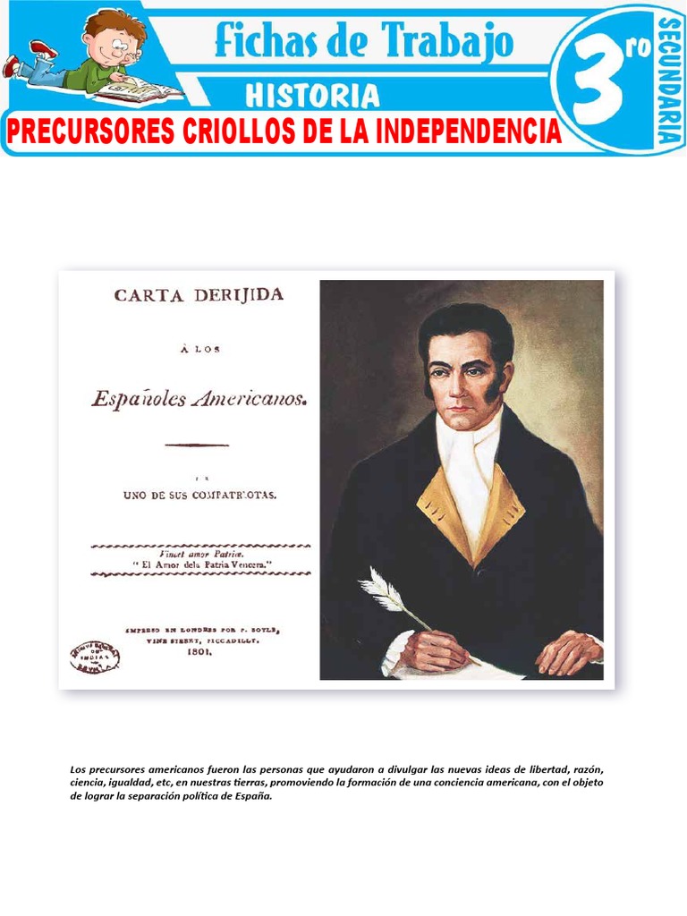 Precursores Criollos de La Independencia | PDF | Perú
