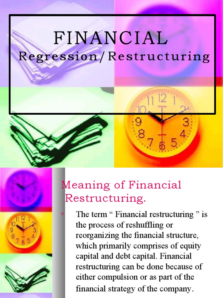 Understanding Financial Restructuring | PDF | Debt | Equity (Finance)
