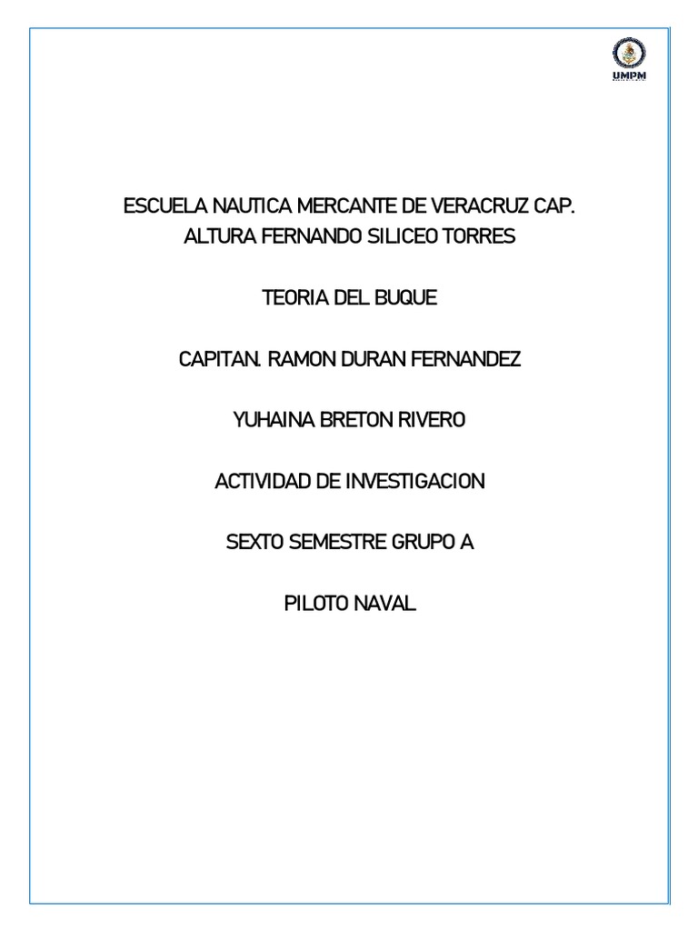 Criterios de Estabilidad de Buques | PDF