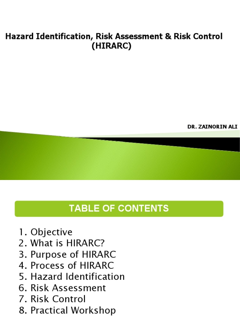 HIRARC 13 Nov 2022 | PDF