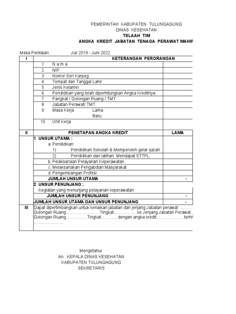 TELAAH TIM PAK TEMPORER Ela 2022 | PDF