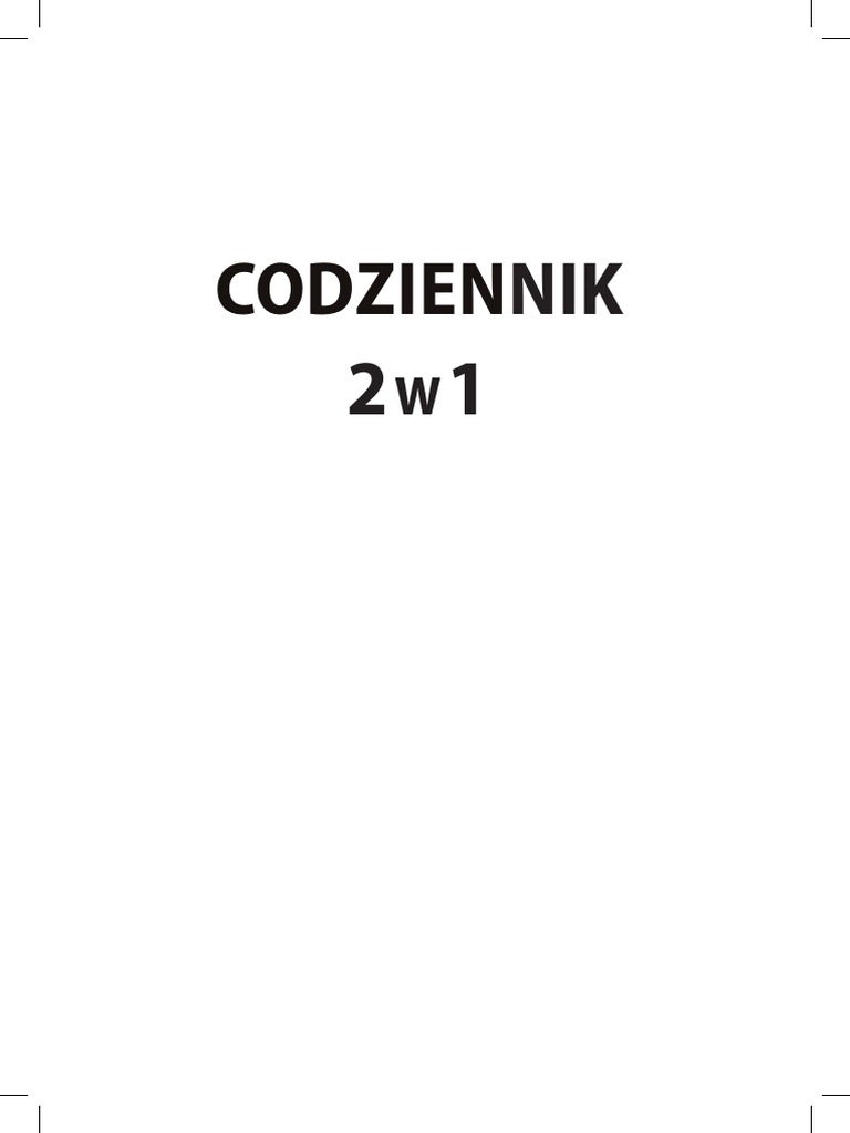 Codziennik | PDF