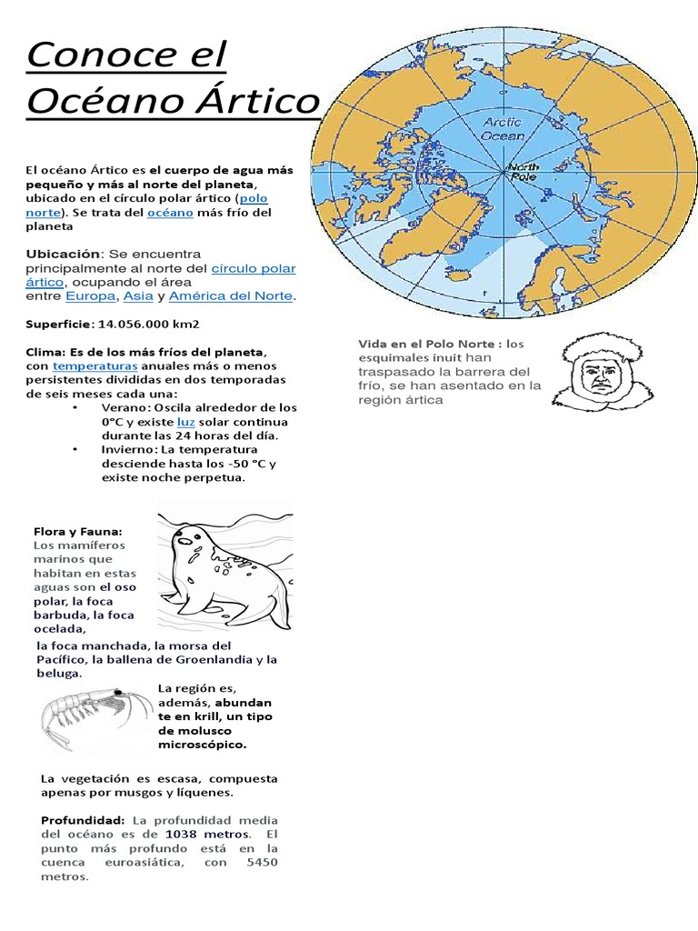 Afiche Oceano Artico | PDF