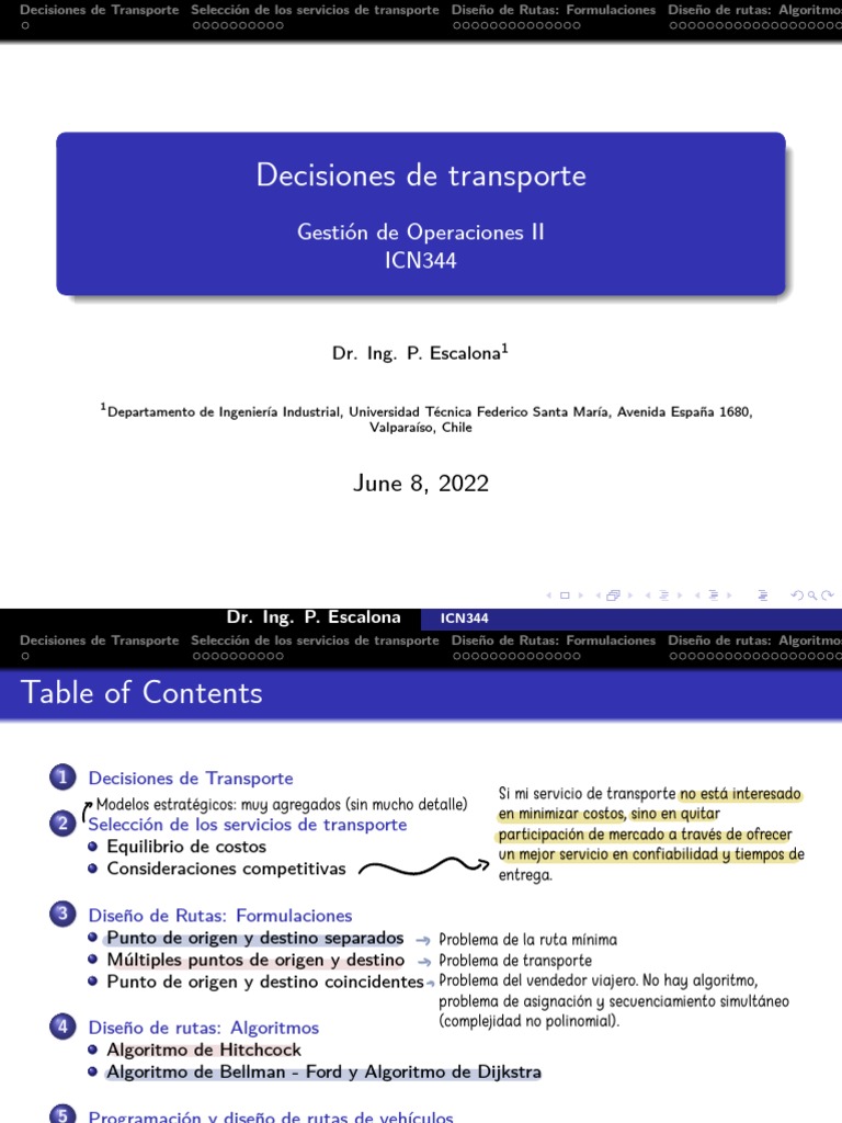 Módulo 4 - Transporte | PDF | Transporte | Inventario