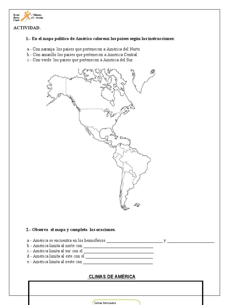 Climas de America | PDF | Américas | Geografía
