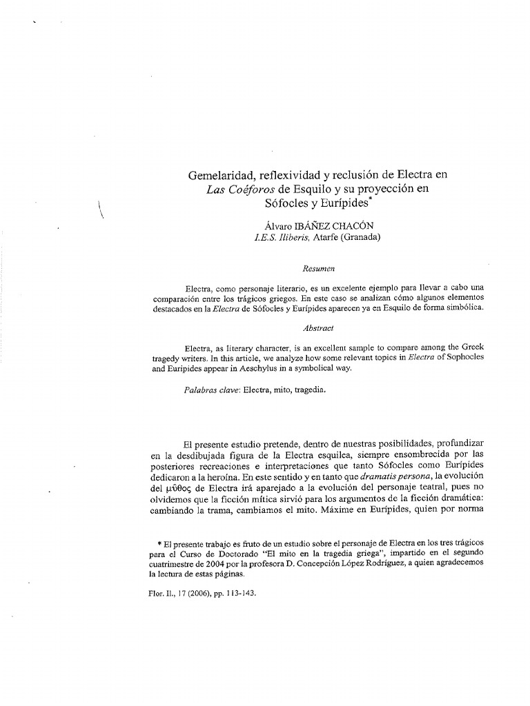 2006 - Generalidad, Reflexividad y Reclusión de Electra... - Florentia ...