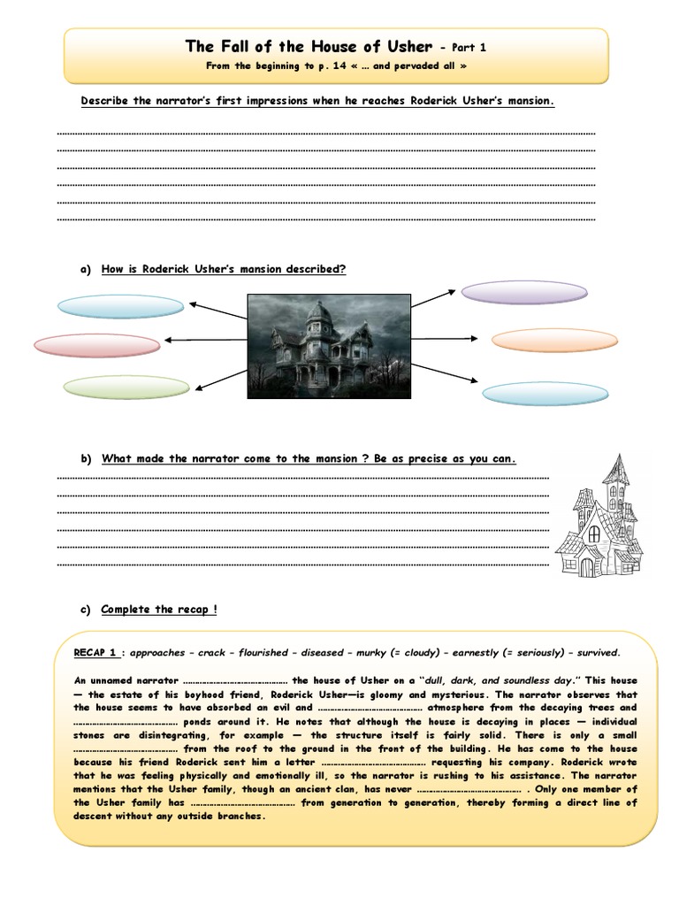 3-Handouts The Fall of The House of Usher | PDF