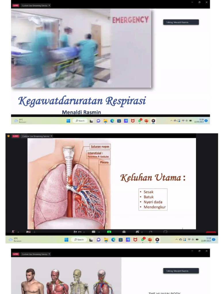 Kegawatdaruratan Respirasi - Prof. Dr. Menaldi Rasmin, SPP (K) | PDF
