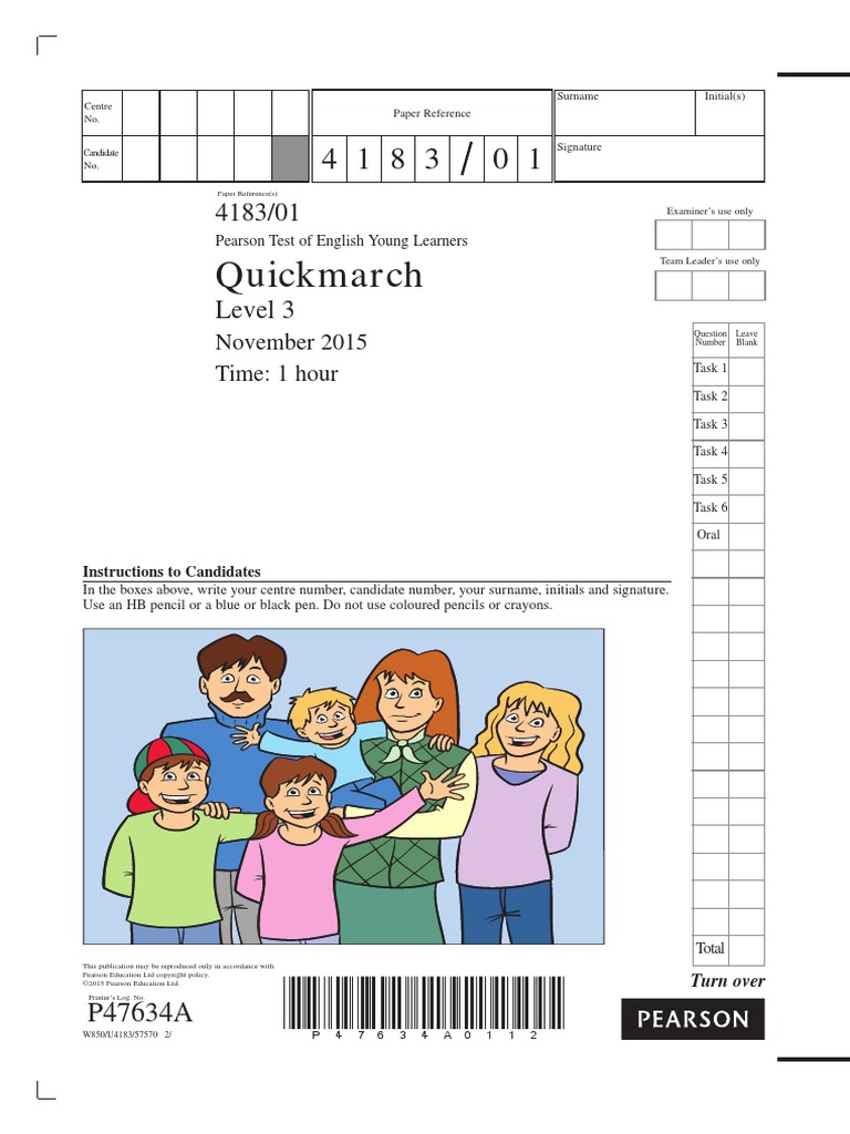Question Paper - Quickmarch - Past Paper 2 | PDF