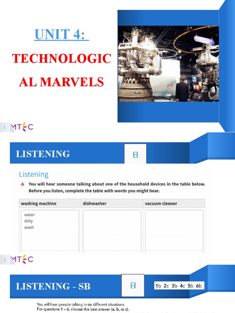 (Unit 4) - (Listening + Grammar) | PDF