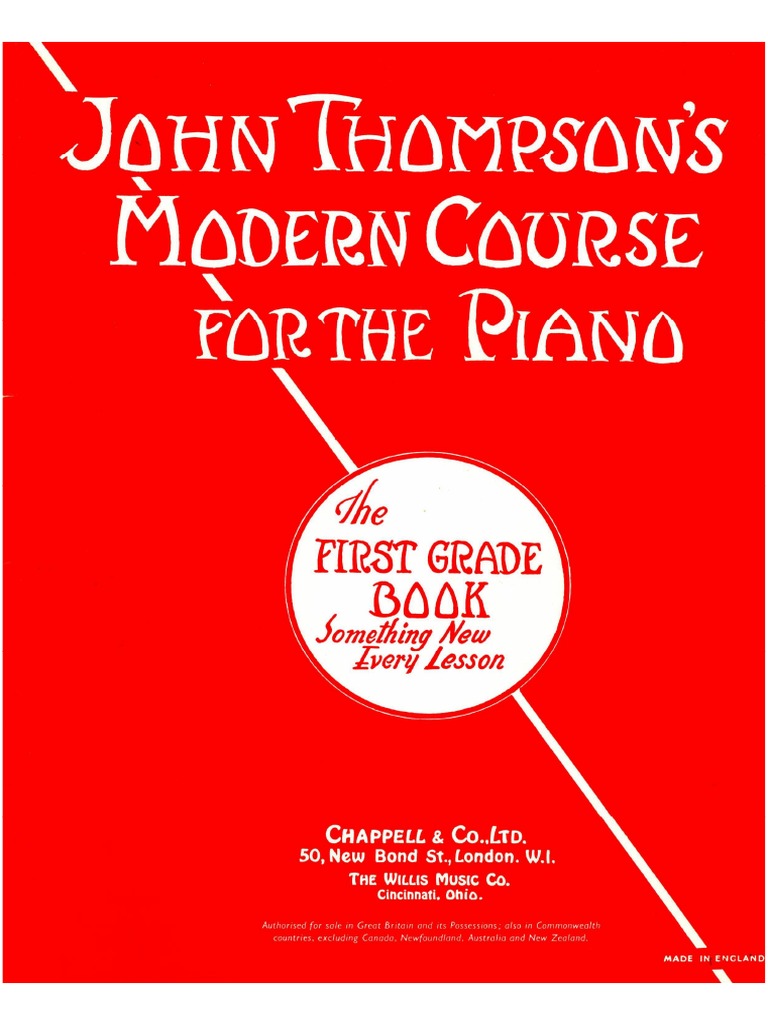John Thompson Piano 1 | PDF