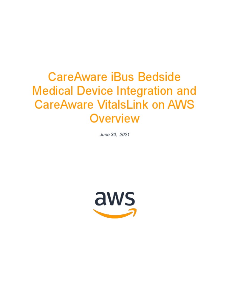 Careaware Bdmi Vitalslink Aws Overview | PDF | Electronic Health Record | Cloud Computing