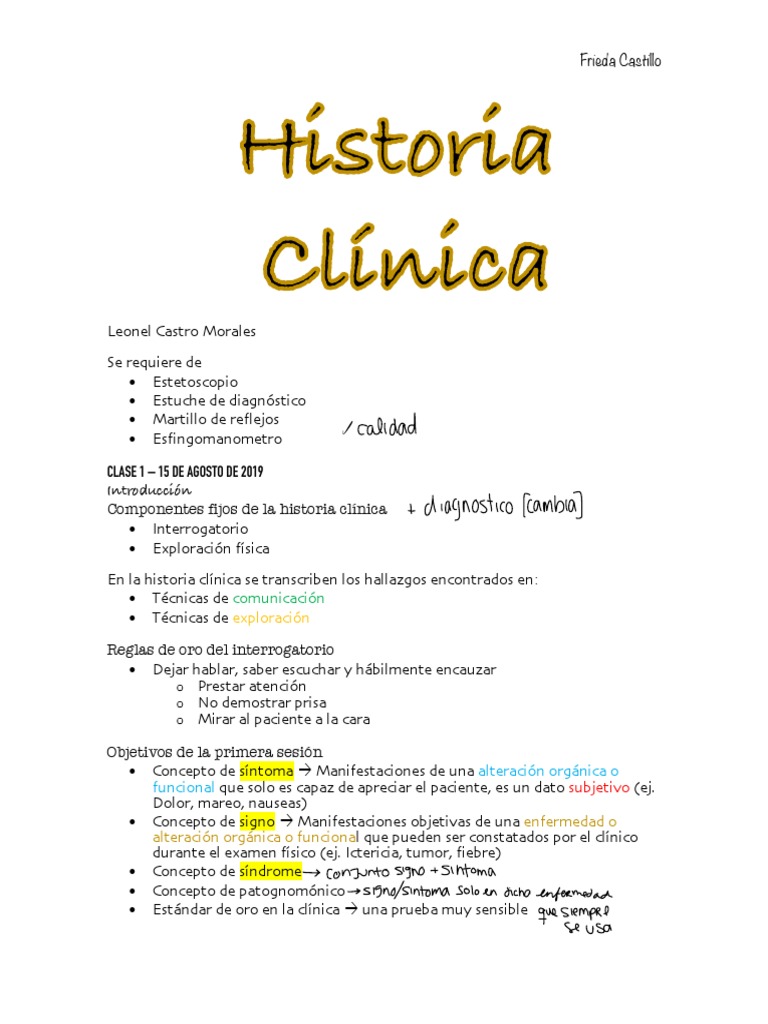 Historia Clinica, Leonel | PDF | El embarazo | Menstruación