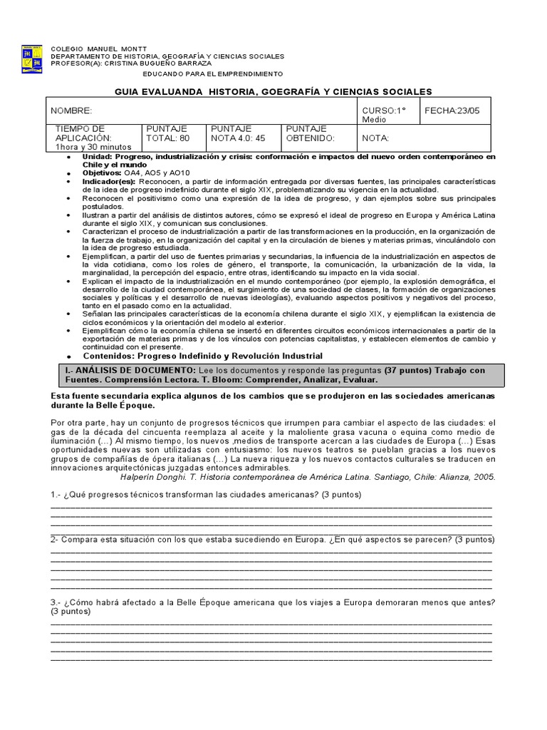 Guía Evaluada | PDF