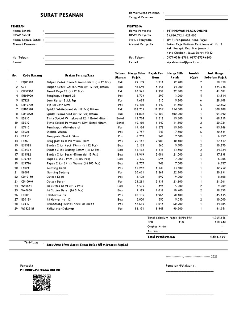 Paket Atk 1,5JT | PDF
