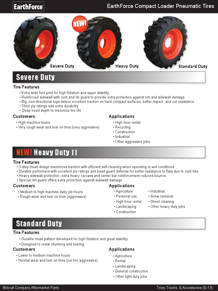 EarthForce Pneumatic Tires | PDF