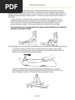 Williams Flexion Exercises | PDF