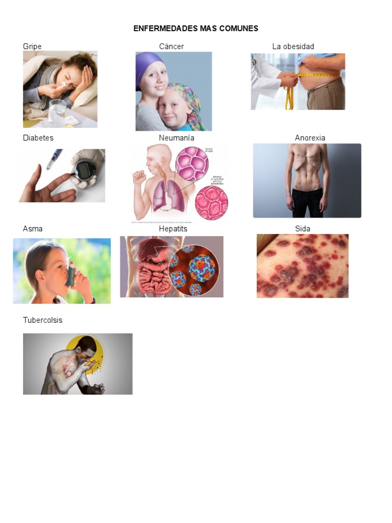 10 Enfermedades Mas Comunes | PDF