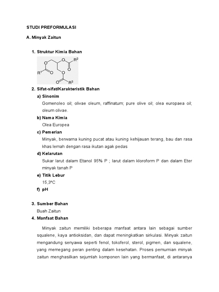 Studi Preformulasi | PDF | Sains & Matematika