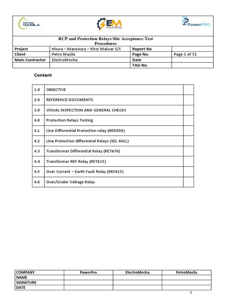 RCP and Protection STP - 03 | PDF