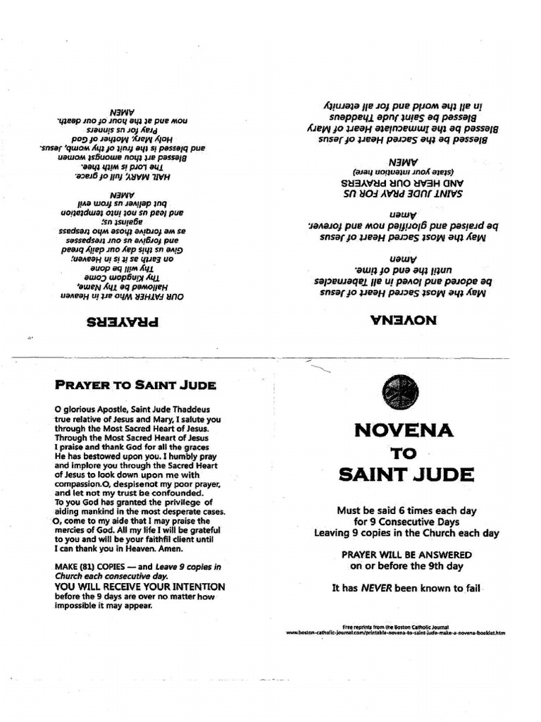 ST Jude Prayer | PDF
