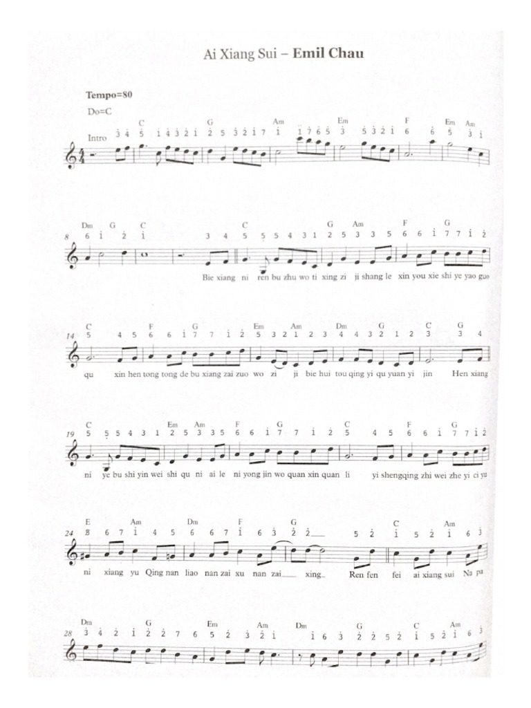 Ai Xiang Sui - Emil Chau | PDF